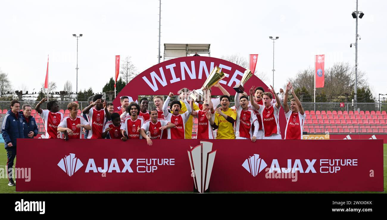 AMSTERDAM - Ajax U17 wins the Future Cup 2024 during the Ajax Future ...