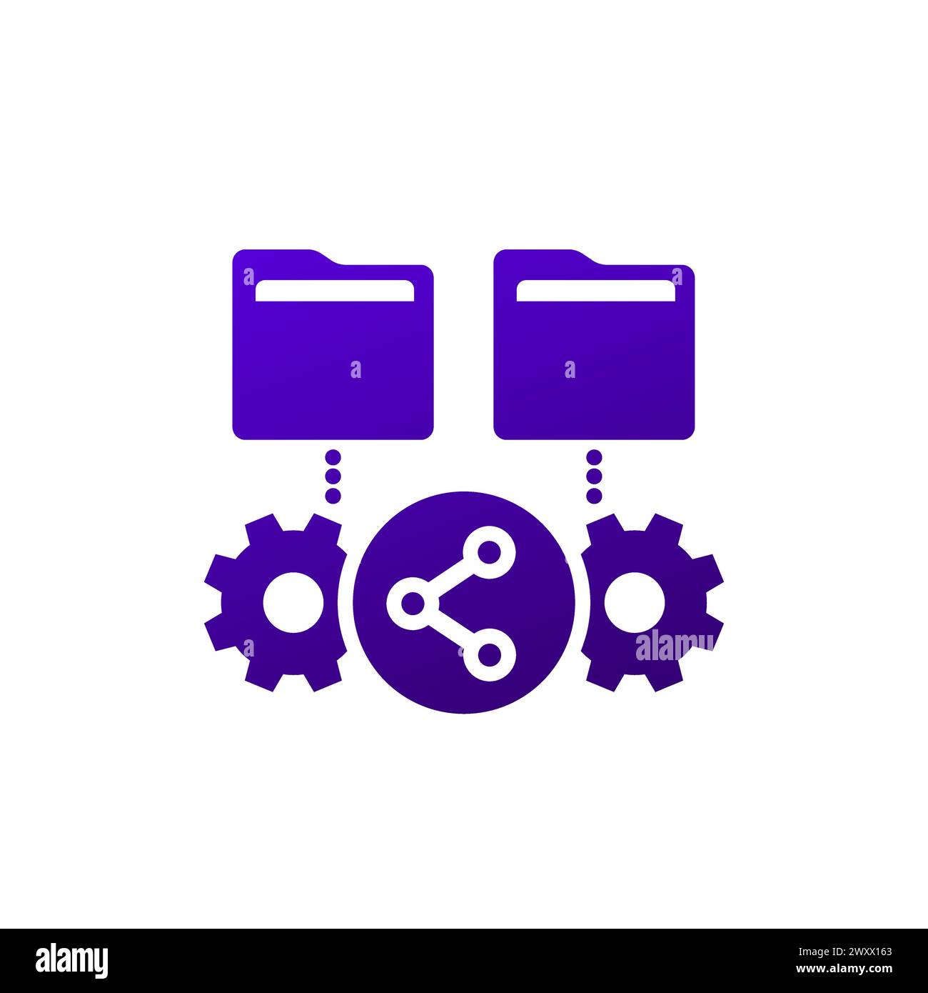 Project transfer Stock Vector Images - Alamy