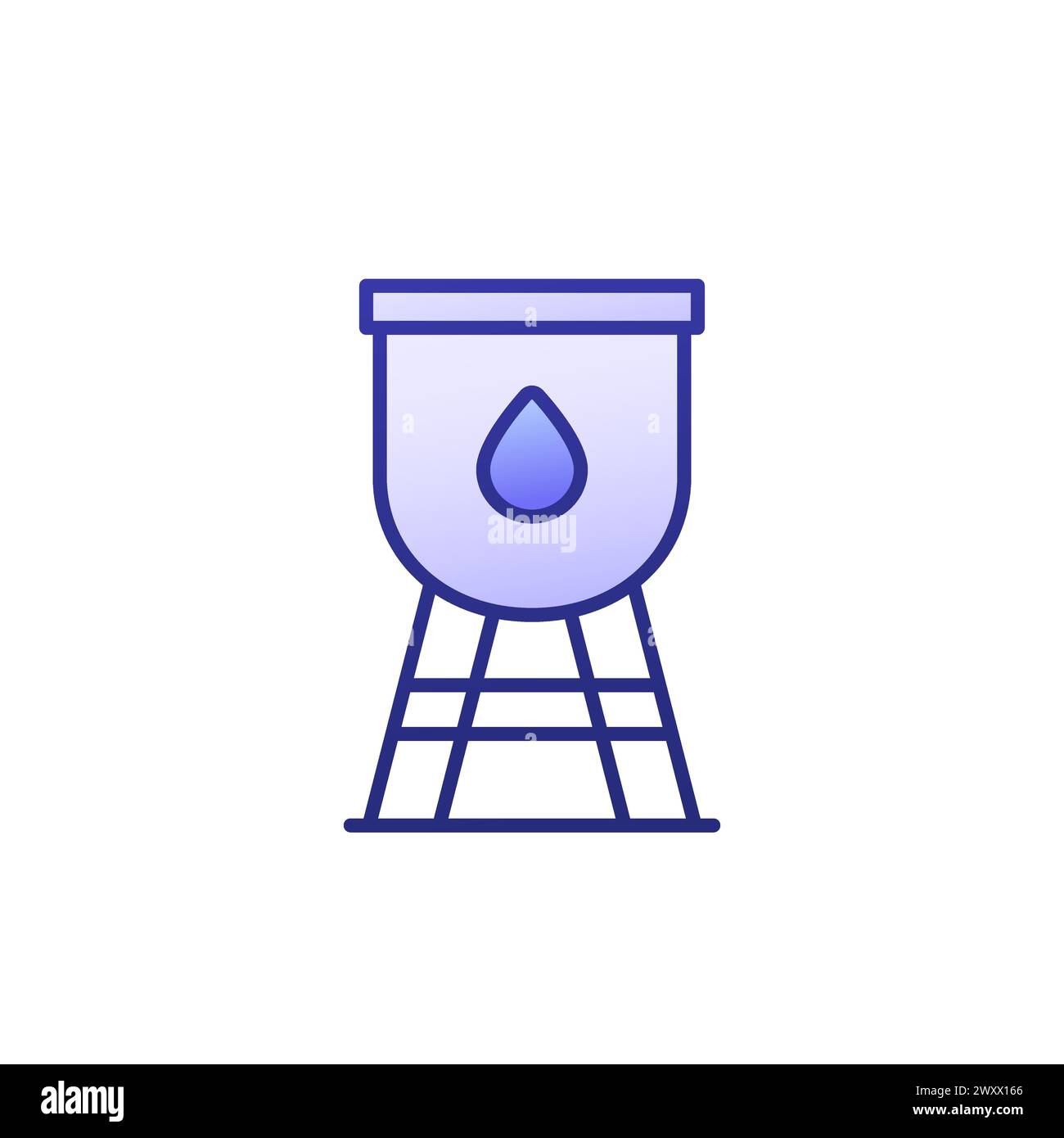 Fill water tank Stock Vector Images - Alamy