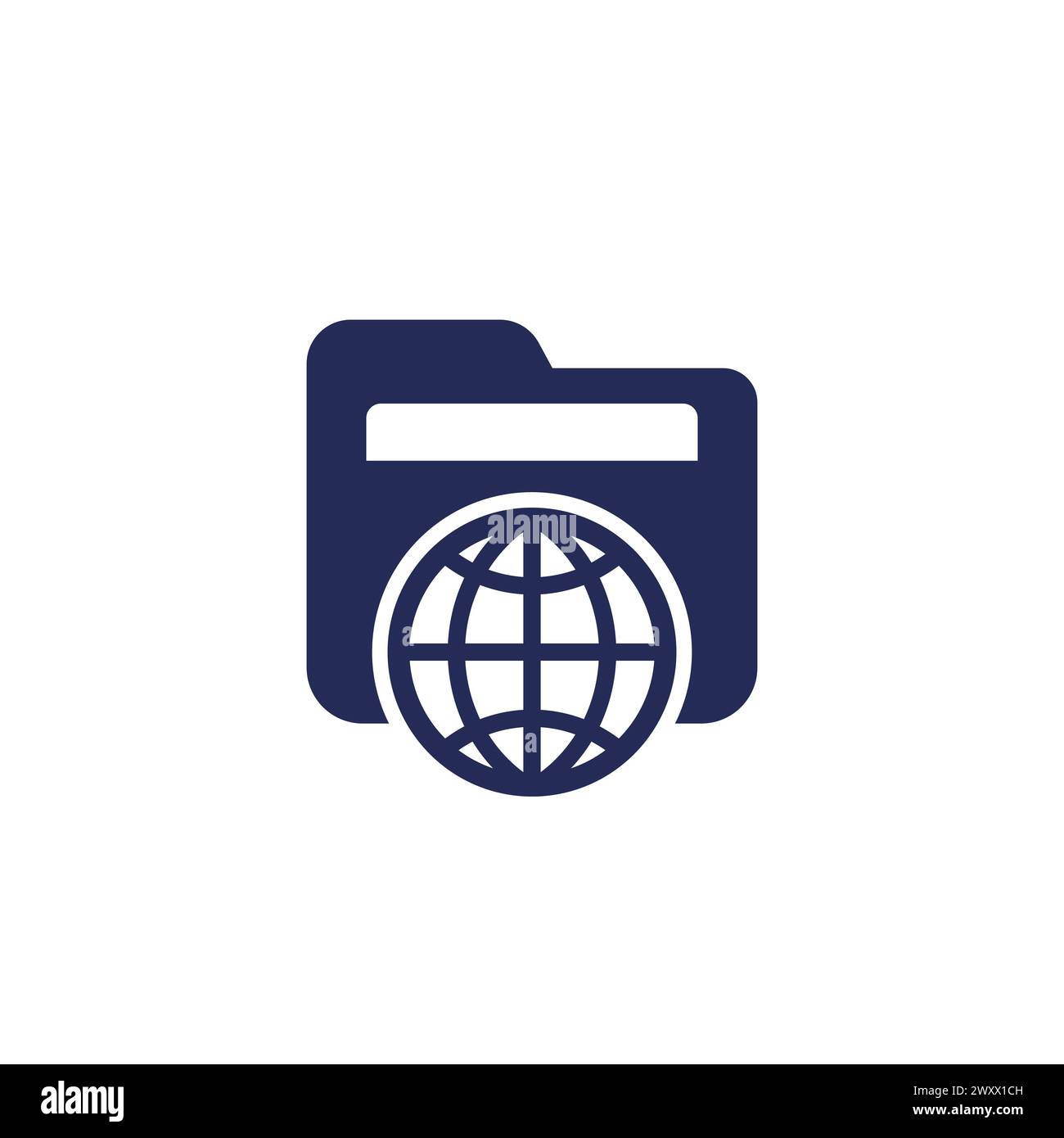 online folder icon or pictogram Stock Vector Image & Art - Alamy