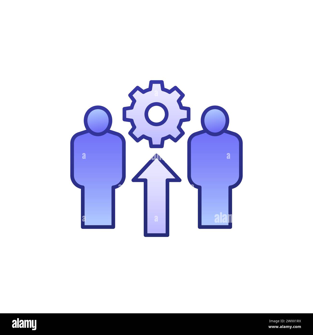 labor efficiency icon with outline Stock Vector Image & Art - Alamy