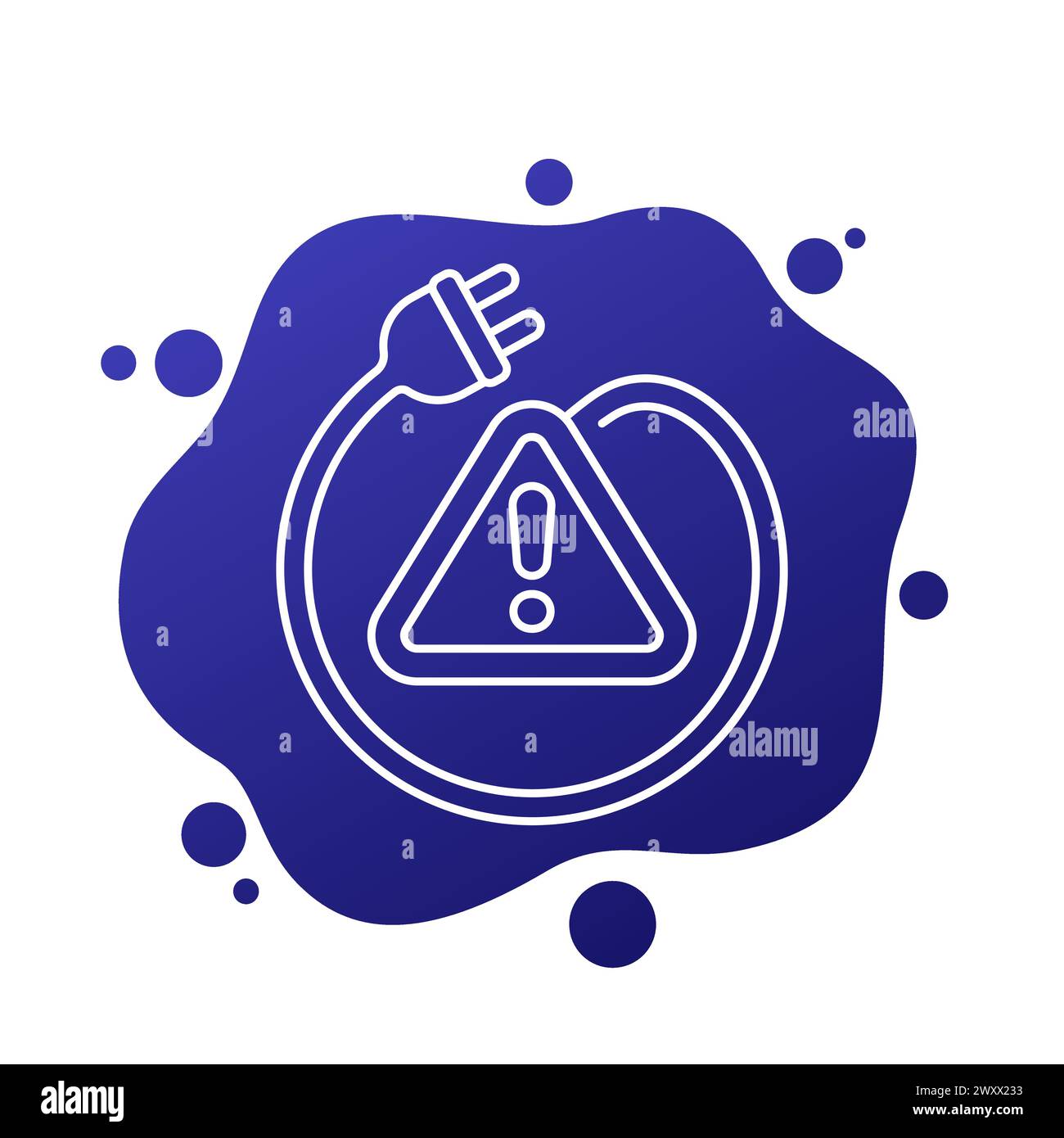 Overload electricity Stock Vector Images - Alamy