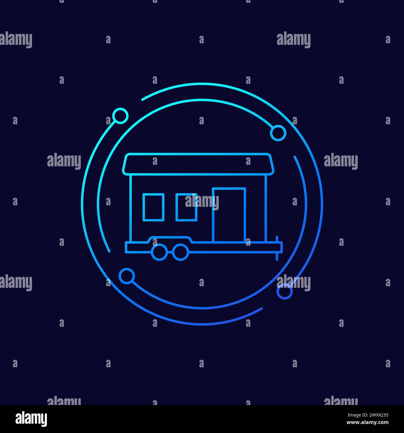 Caravan tiny Stock Vector Images - Alamy