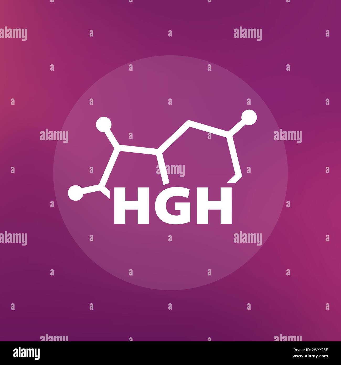 HGH icon, human growth hormone vector design Stock Vector Image & Art - Alamy