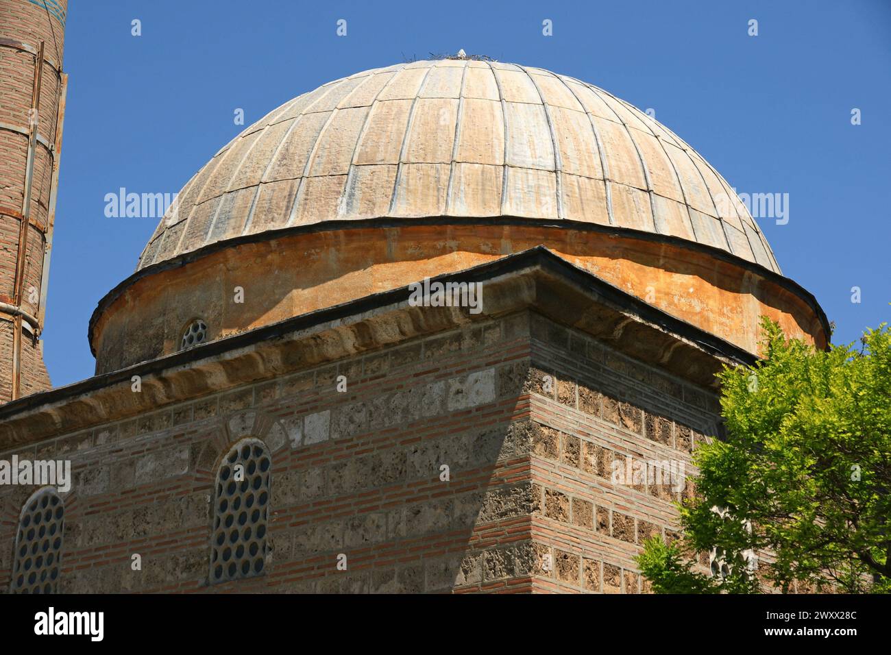 Yakup Celebi Mosque, located in Iznik, Bursa, Turkey, was built in 1443 ...