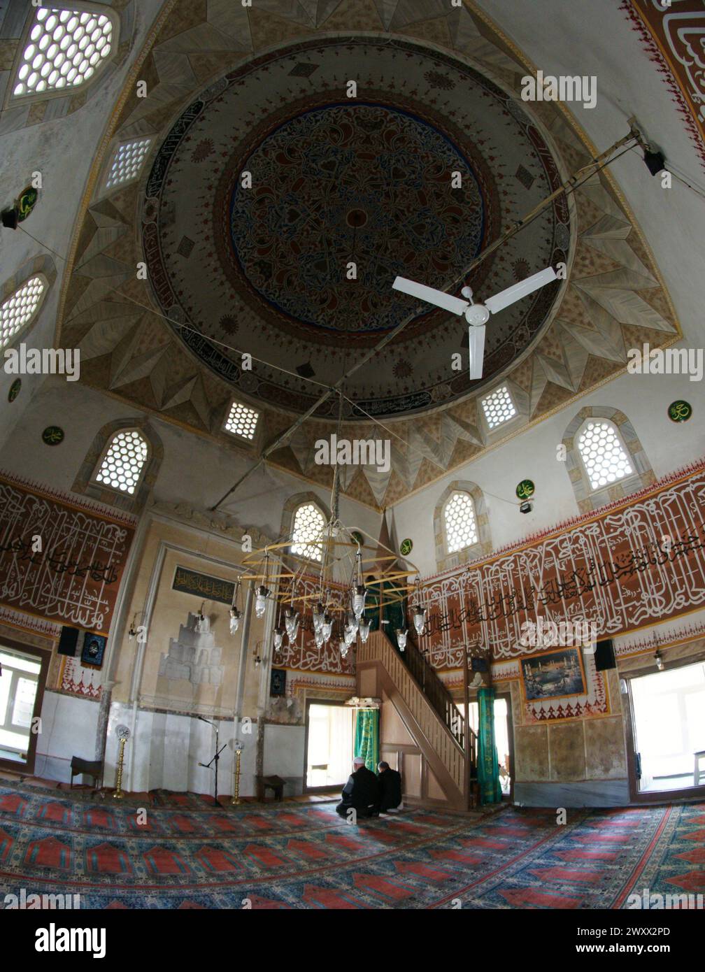 Yakup Celebi Mosque, located in Iznik, Bursa, Turkey, was built in 1443 ...