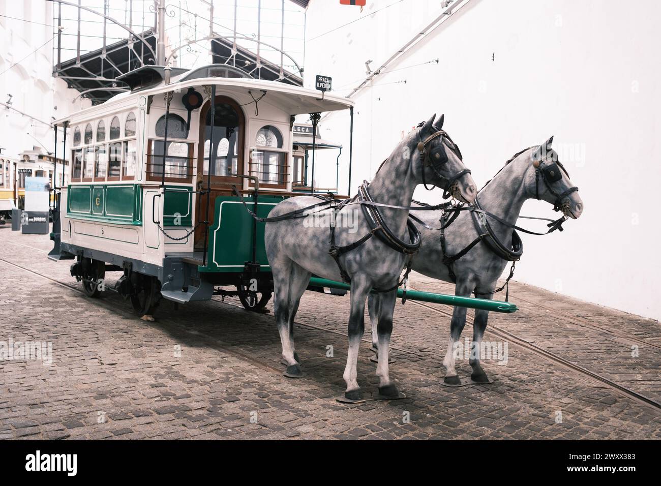 Porto Tram Museum . Museu do Carro Eléctrico. A former electricity ...
