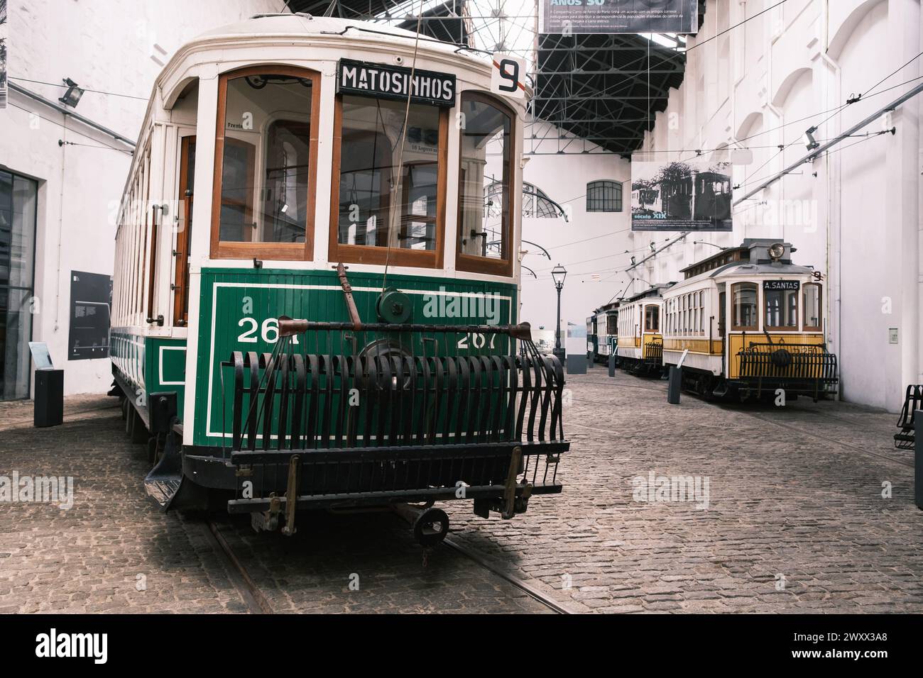 Porto Tram Museum . Museu do Carro Eléctrico. A former electricity ...