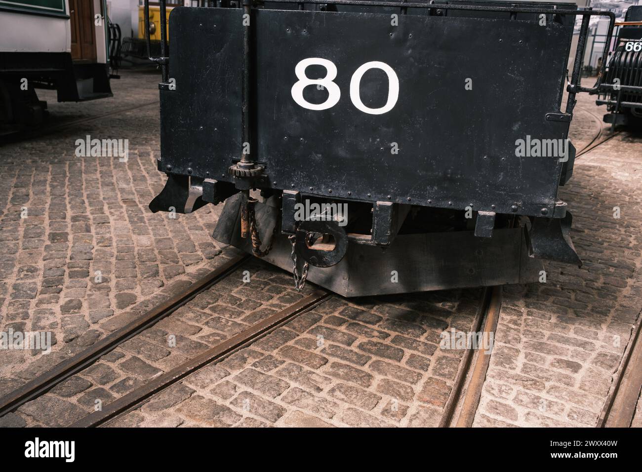 Madrid, Spain. 02nd Apr, 2024. Porto Tram Museum . Museu do Carro ...