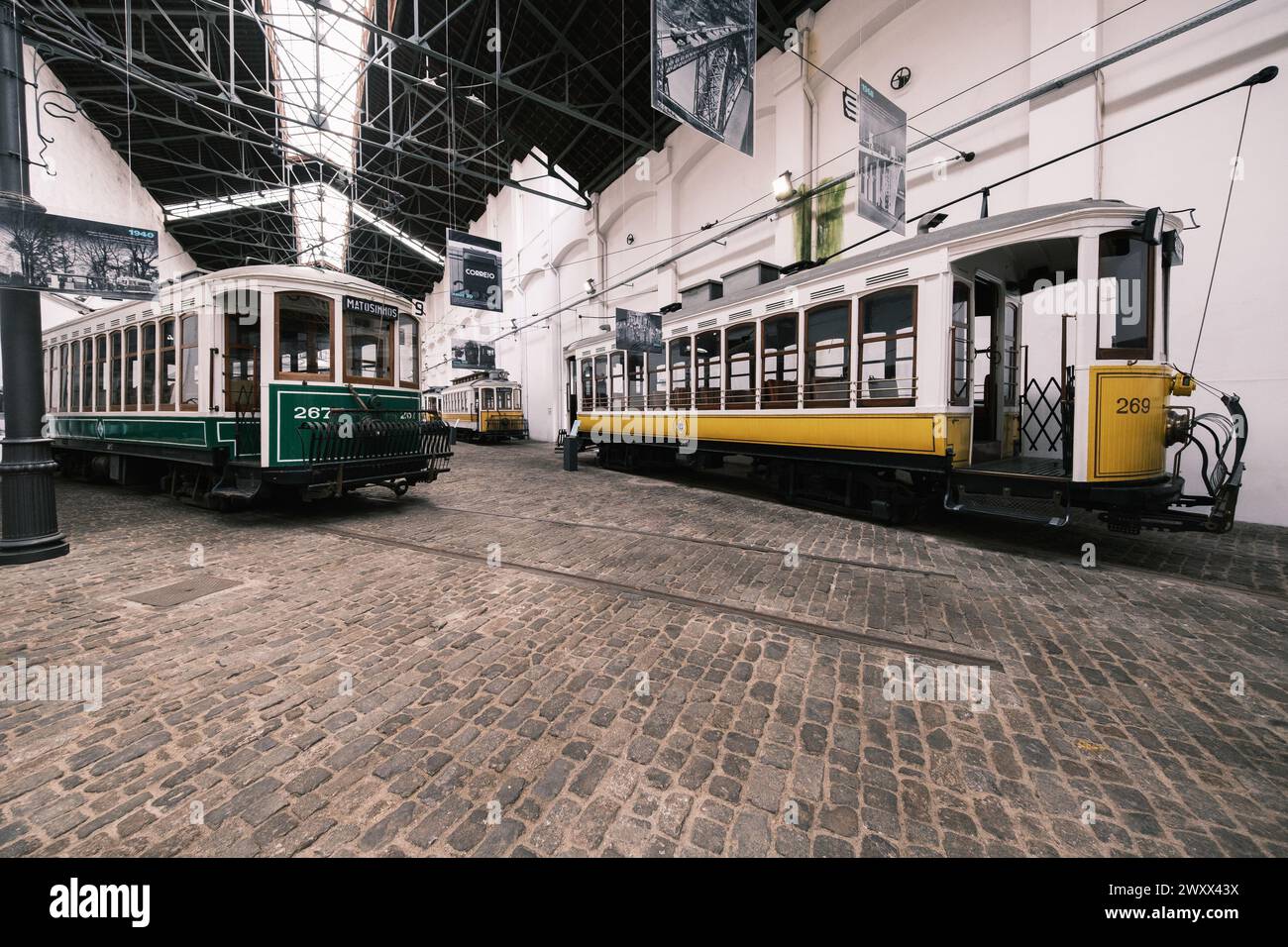 Madrid, Spain. 02nd Apr, 2024. Porto Tram Museum . Museu do Carro ...