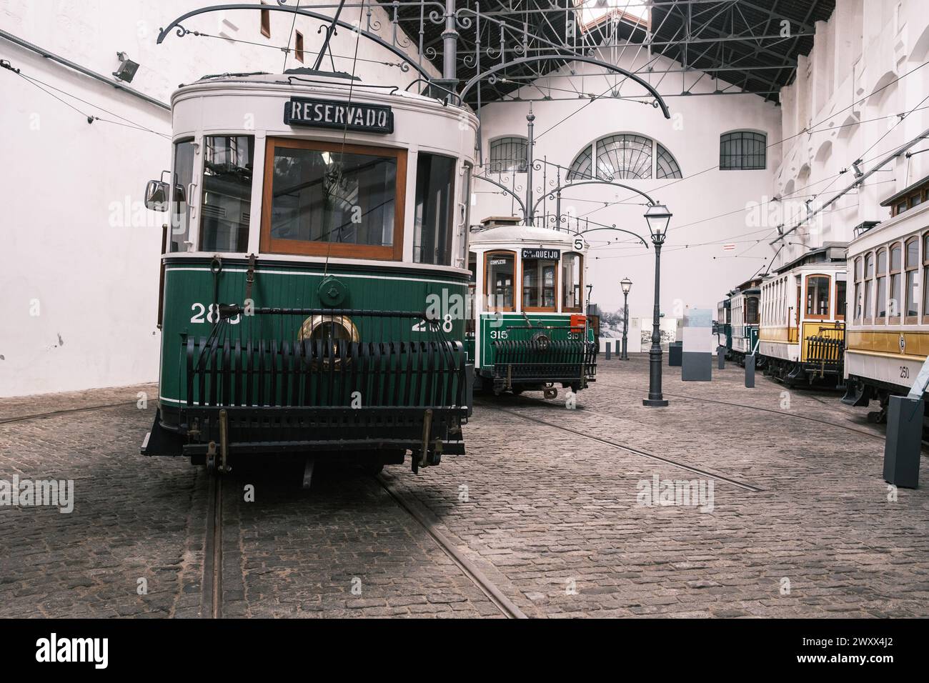 Madrid, Spain. 02nd Apr, 2024. Porto Tram Museum . Museu do Carro ...