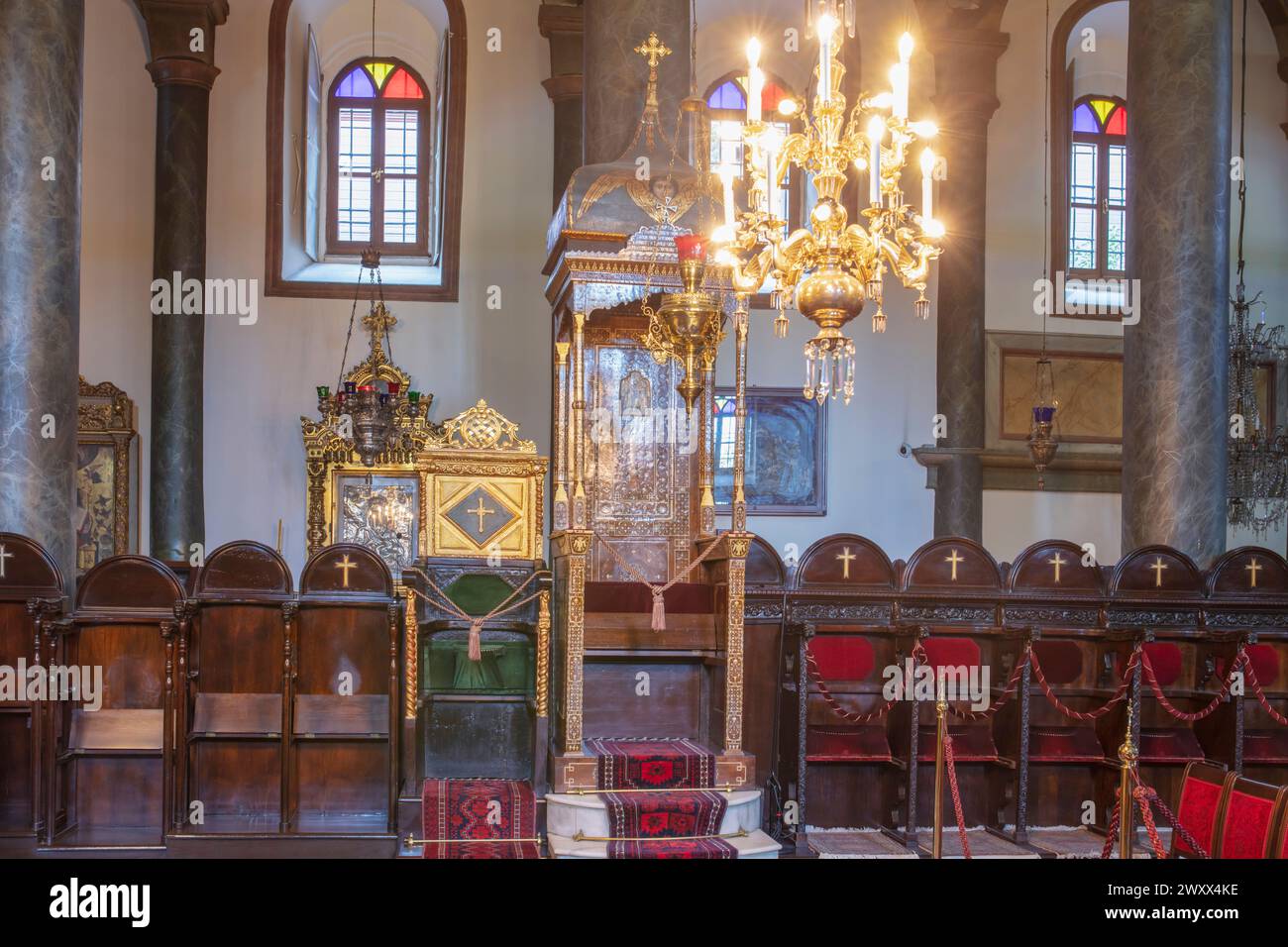 Patriarchal Cathedral Church of St. George interior, Istanbul, Turkey ...