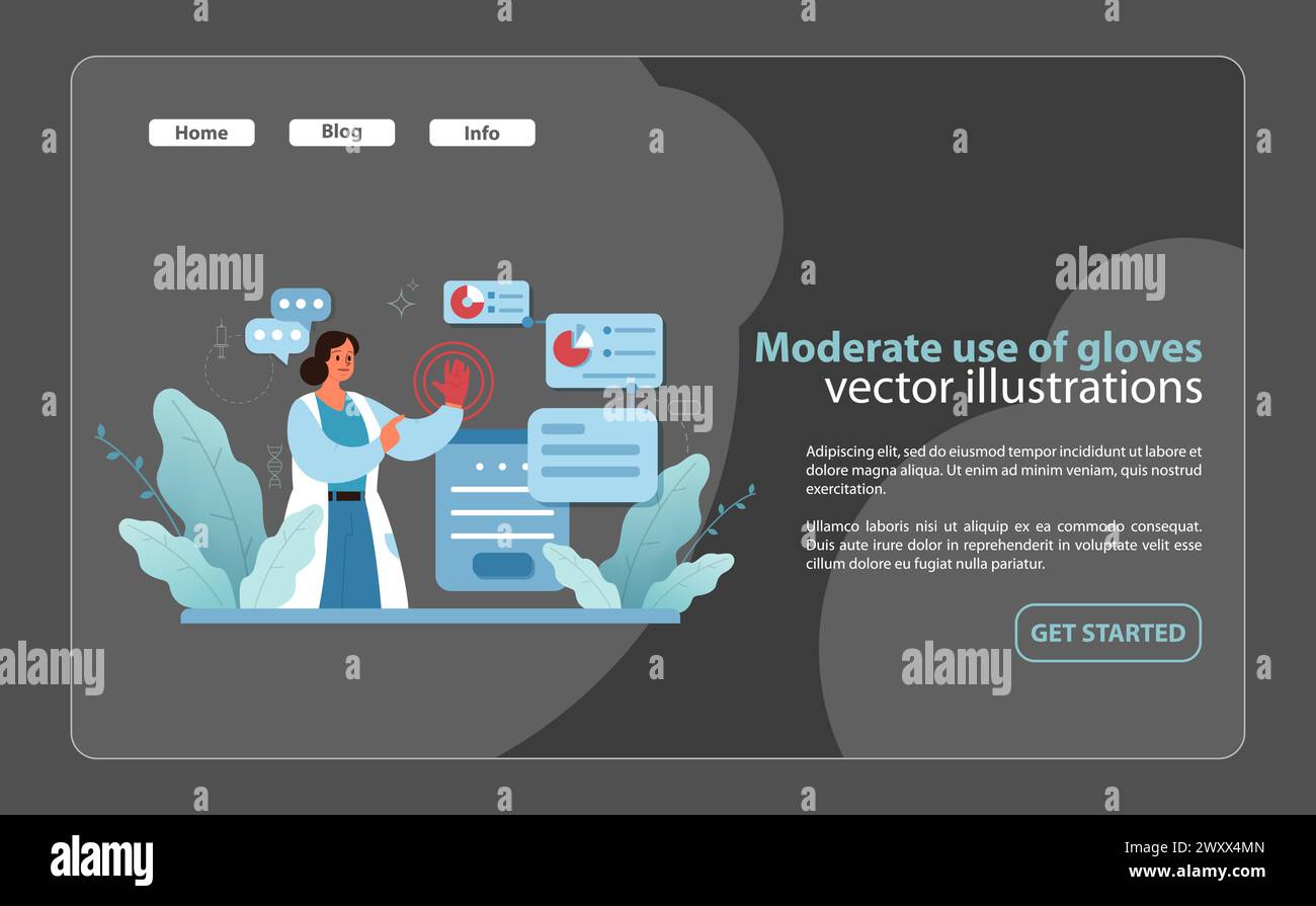 Moderate use of gloves. A visual guide on the balanced use of gloves ...