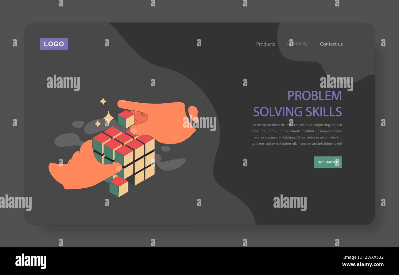 Problem-Solving Skills. Hands skillfully navigating a complex puzzle ... Problem-Solving Skills. Hands skillfully navigating a complex puzzle ...