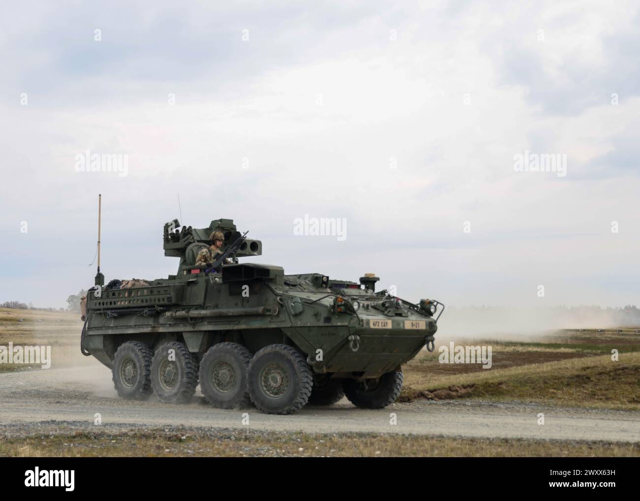 Soldiers assigned to Quickstrike Troop, 2nd Cavalry Regiment, take part ...