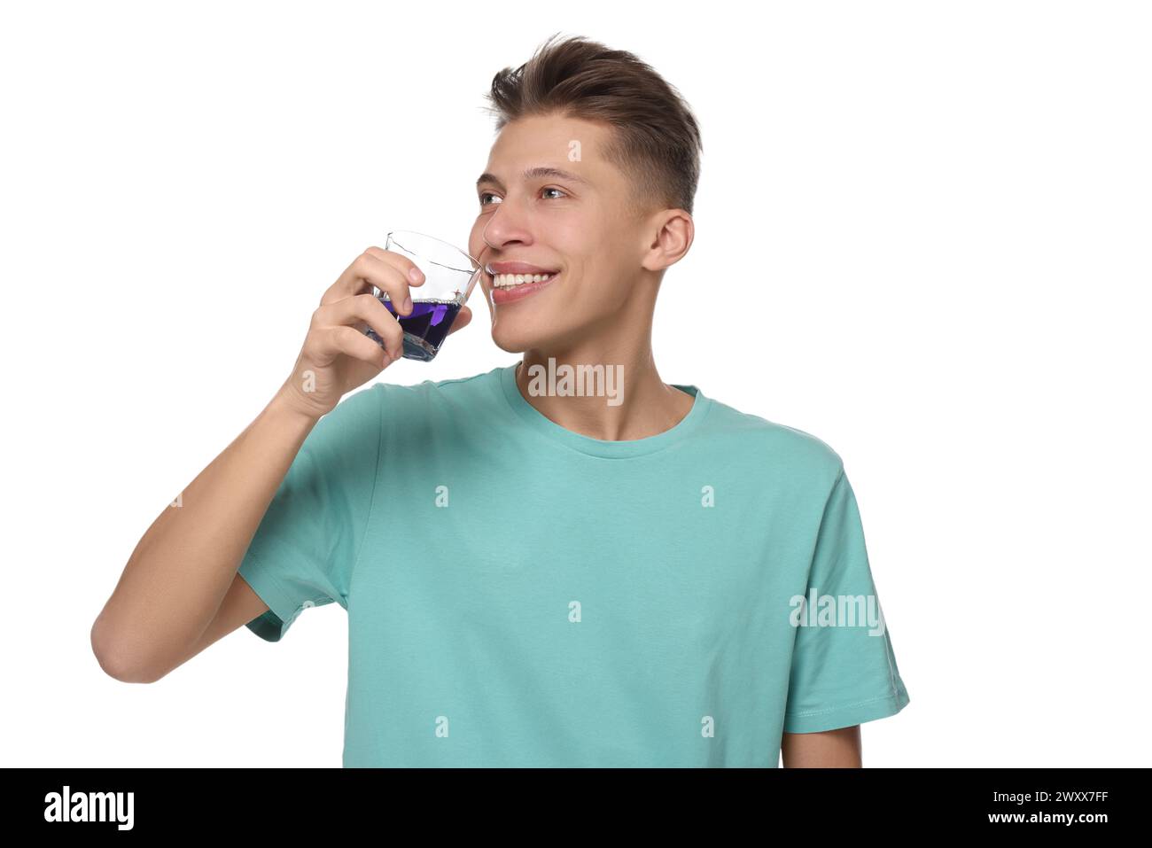 Mouthwash man hi-res stock photography and images - Alamy