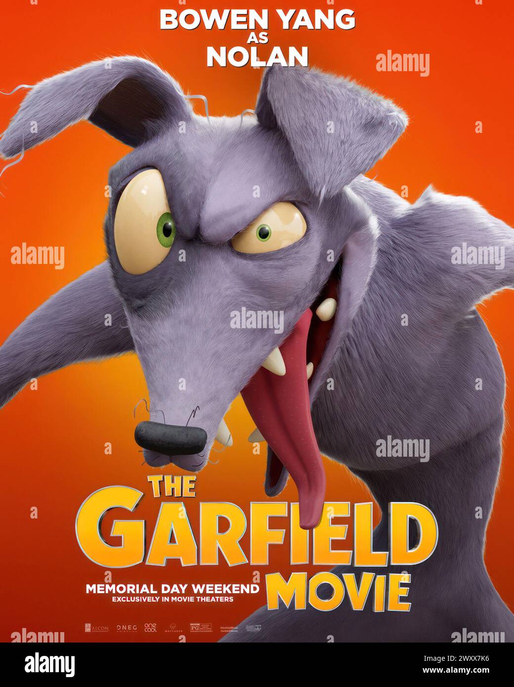 THE GARFIELD MOVIE, (aka GARFIELD), US character poster, Nolan (voice ...