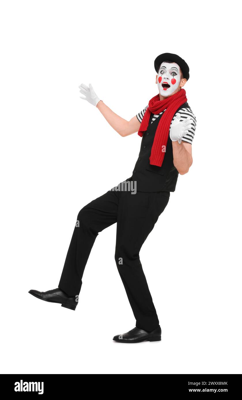 Young man making funny face Cut Out Stock Images & Pictures - Alamy