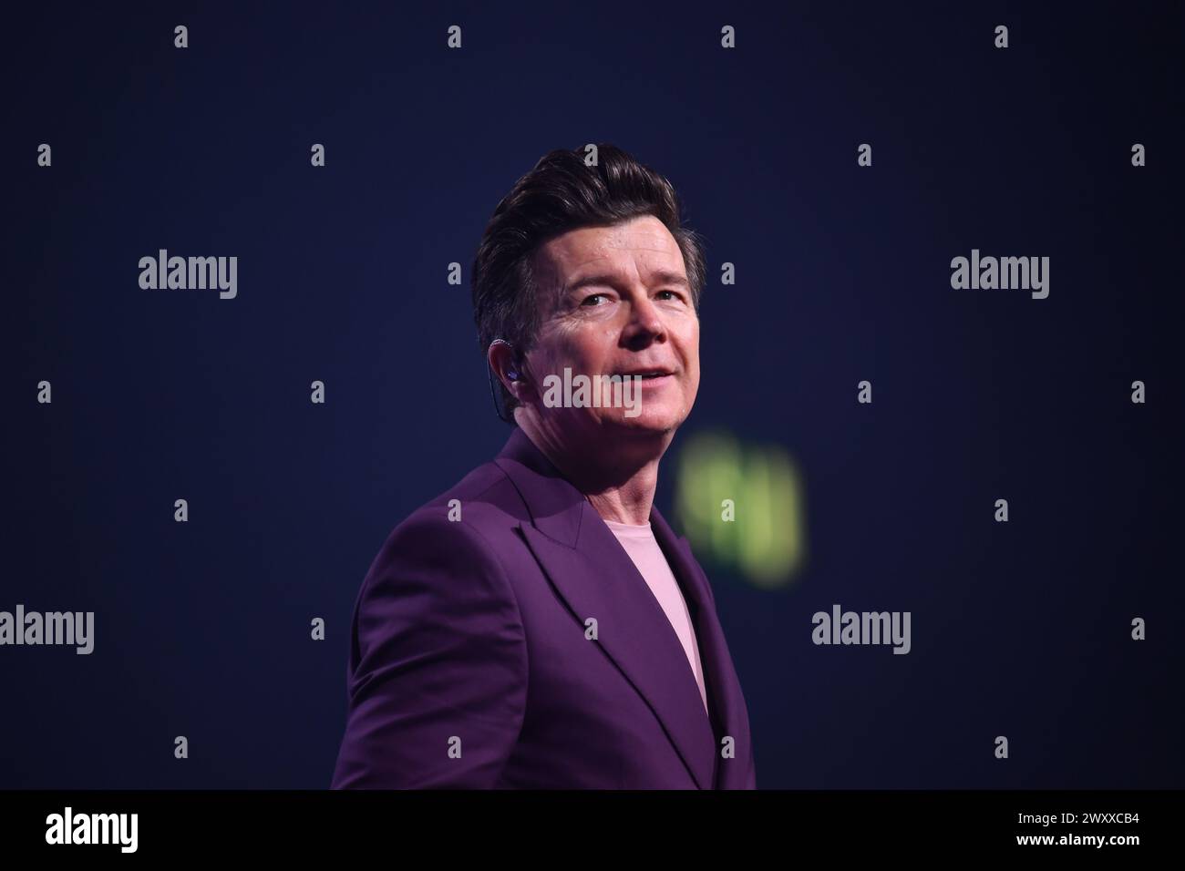 Rick Astley performs at the Resorts World Arena, Birmingham, with ...