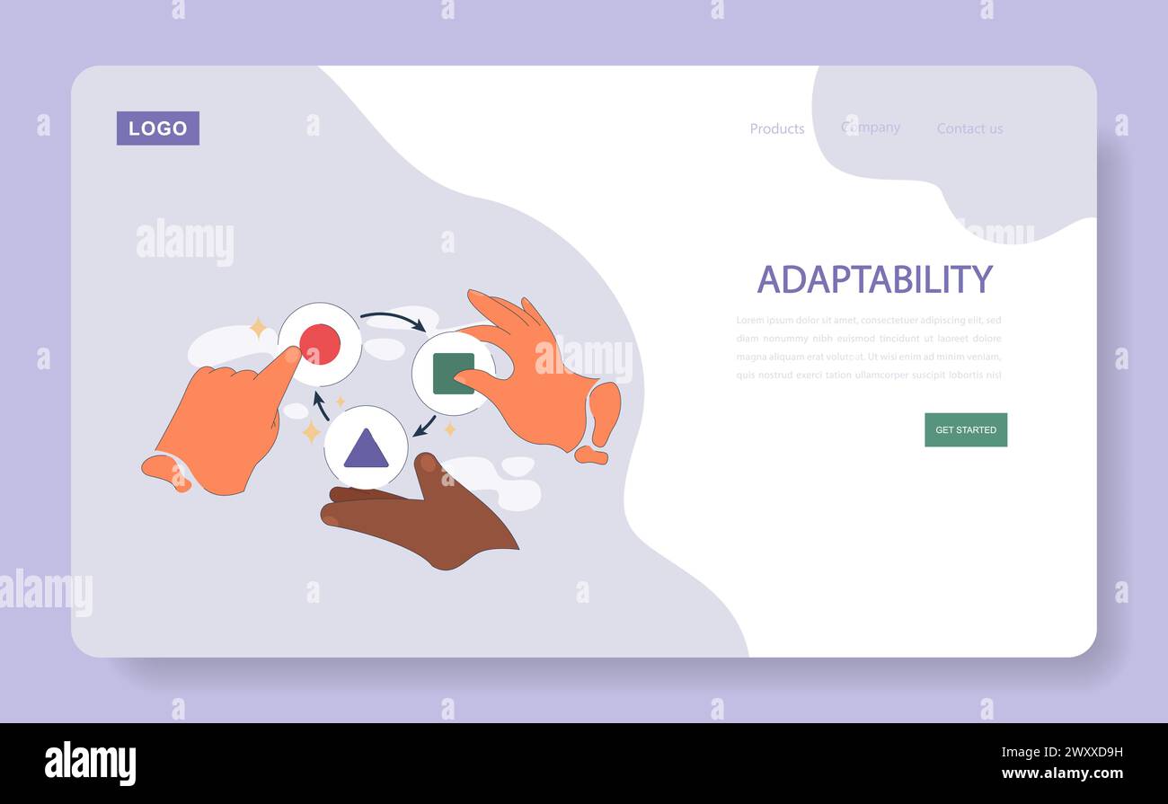 Adaptability concept. Embracing change with flexibility in dynamic ... Adaptability concept. Embracing change with flexibility in dynamic ...