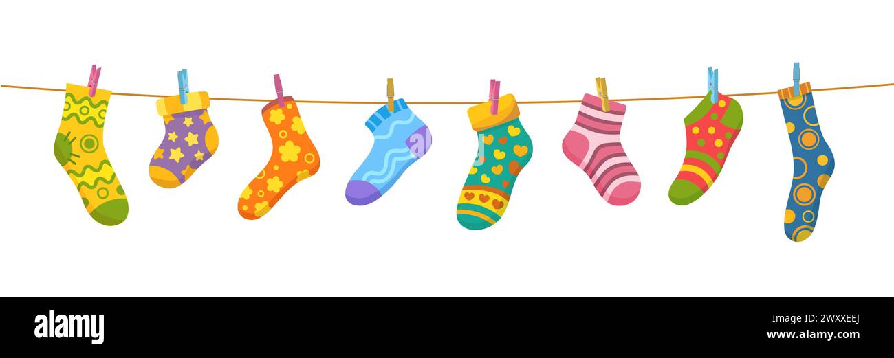 Washing clothes peg Stock Vector Images - Alamy