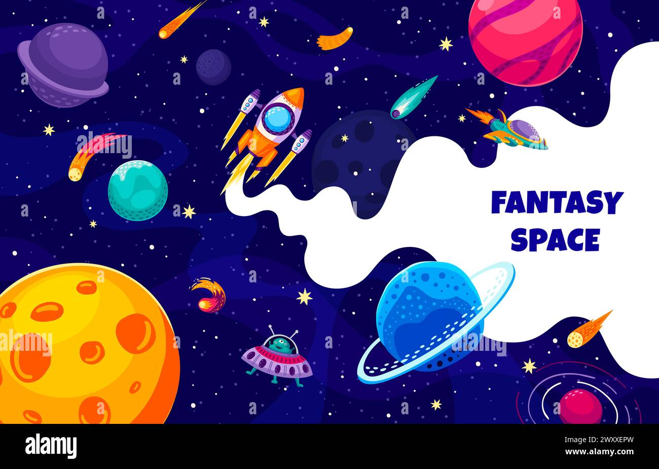 Celestial bodies in orbit Stock Vector Images - Alamy