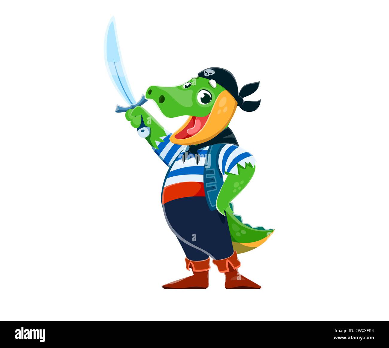 Captain croc Stock Vector Images - Alamy