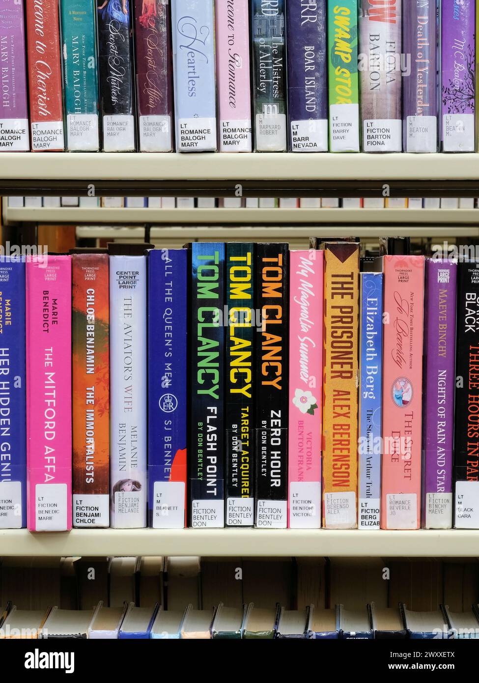 Large print novels hi-res stock photography and images - Alamy