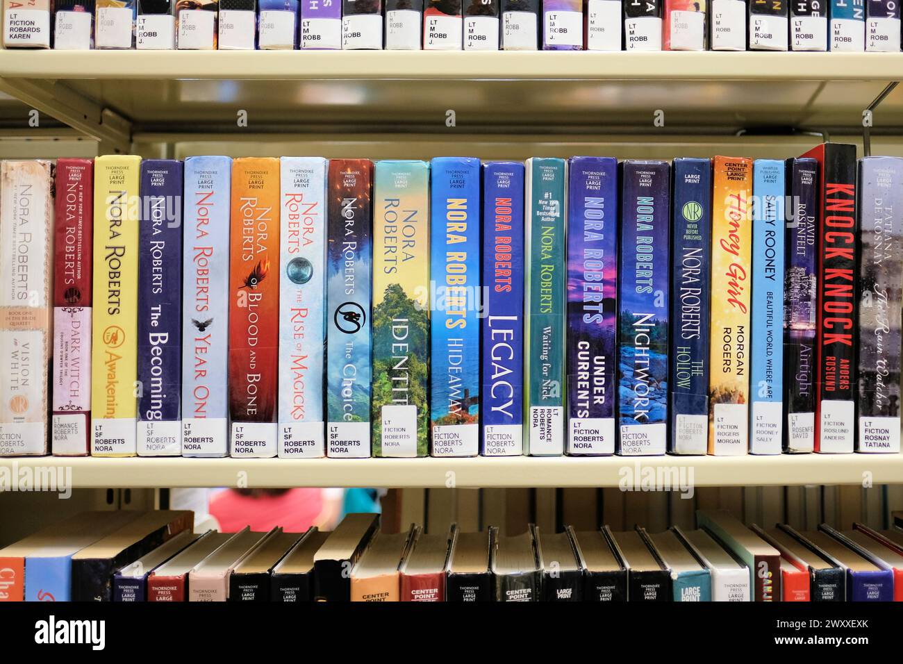 Large print book hi-res stock photography and images - Alamy