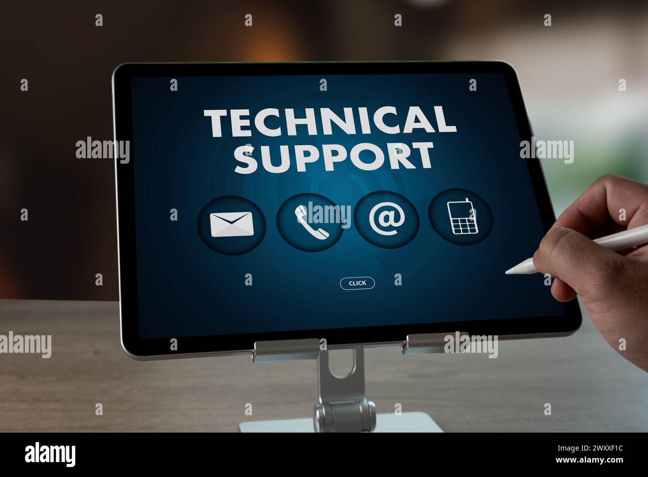 Customer service technical service icon hi-res stock photography and ...