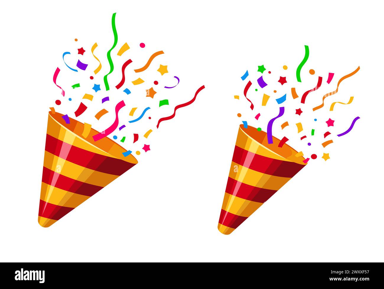 Party popper emoji Stock Vector Images - Alamy