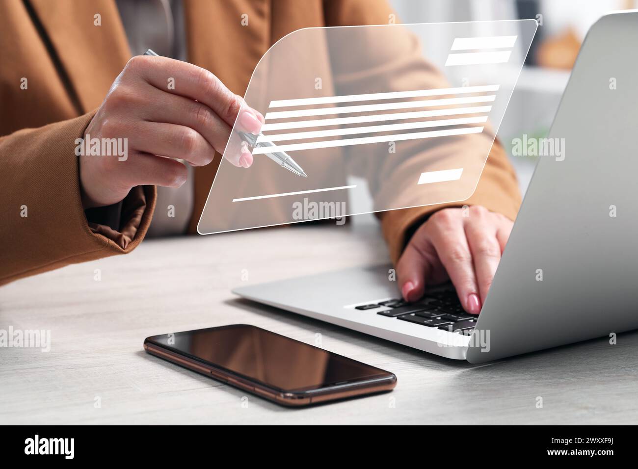 Electronic work permit hi-res stock photography and images - Alamy