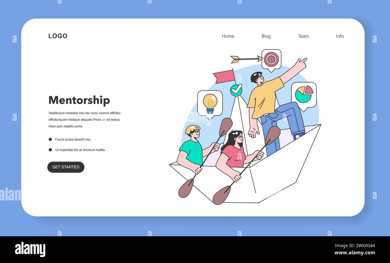 Teamwork in action concept. A leading man aims for the target while his ...