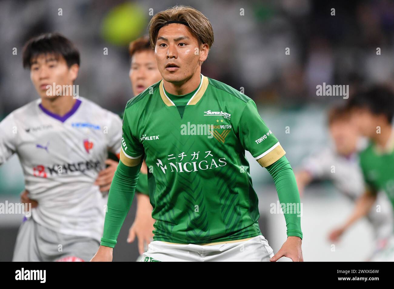 Tokyo, Japan. 29th Mar, 2024. Tokyo Verdy's Tetsuyuki Inami during the ...