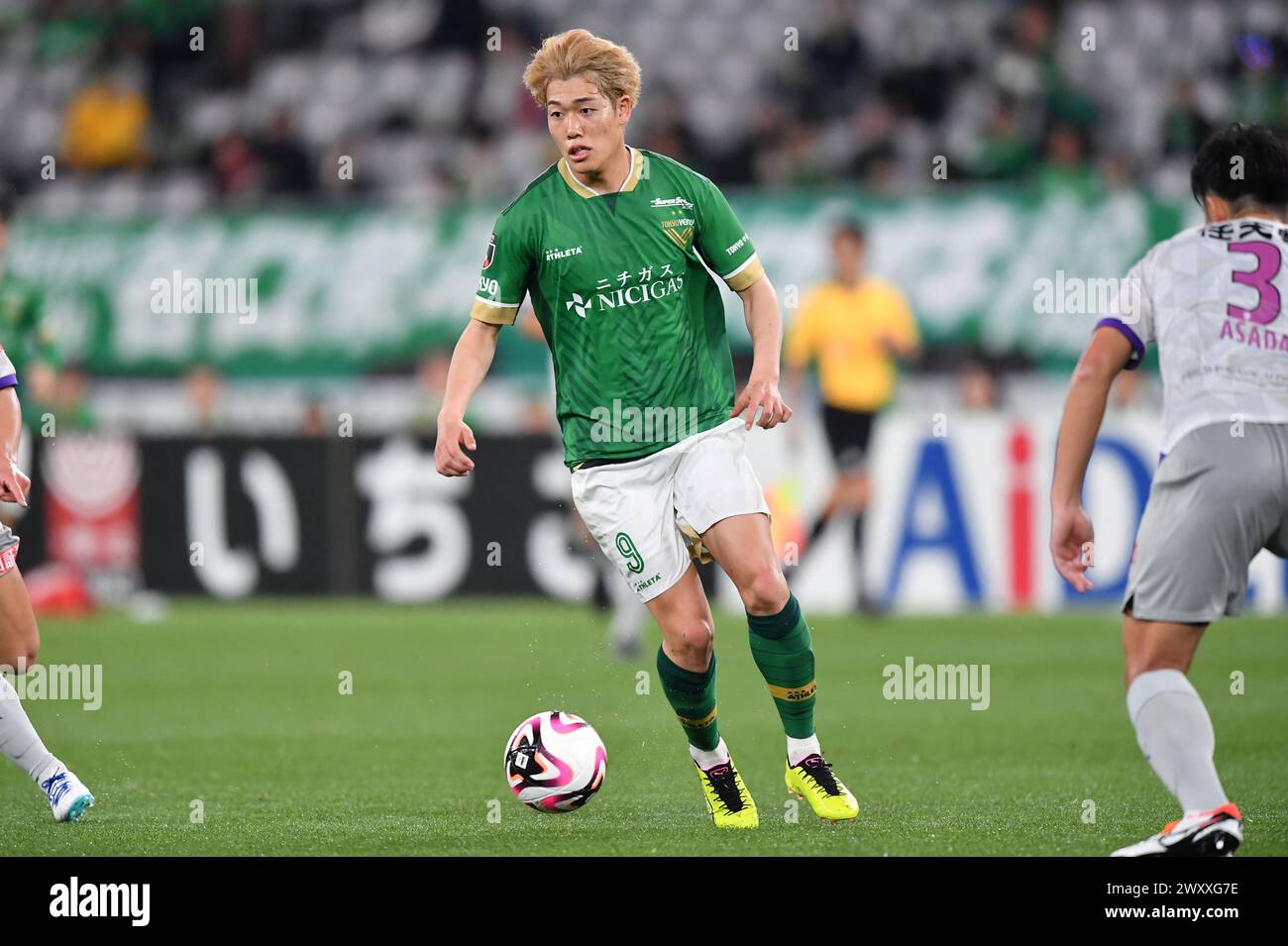 Tokyo, Japan. 29th Mar, 2024. Tokyo Verdy's Itsuki Someno during the 2024 J1 League match ...