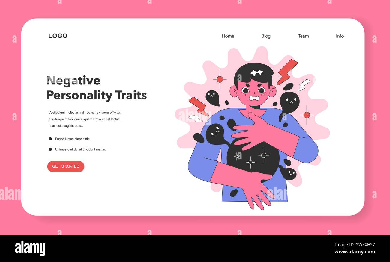 Negative Personality Traits concept. A single figure engulfed by shadows, illustrating the ...