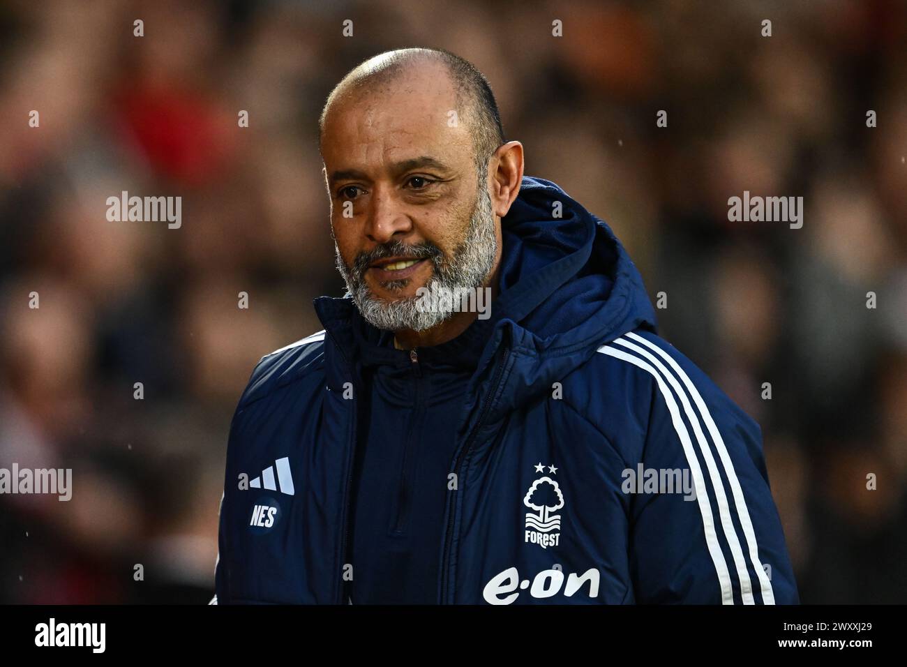 Nuno Espírito Santo Manager of Nottingham Forest during the Premier ...