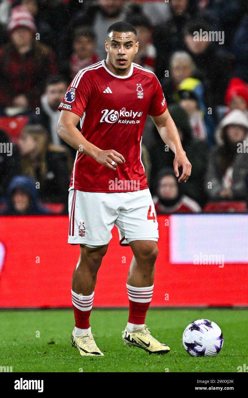 Murillo of Nottingham Forest in action during the Premier League match ...