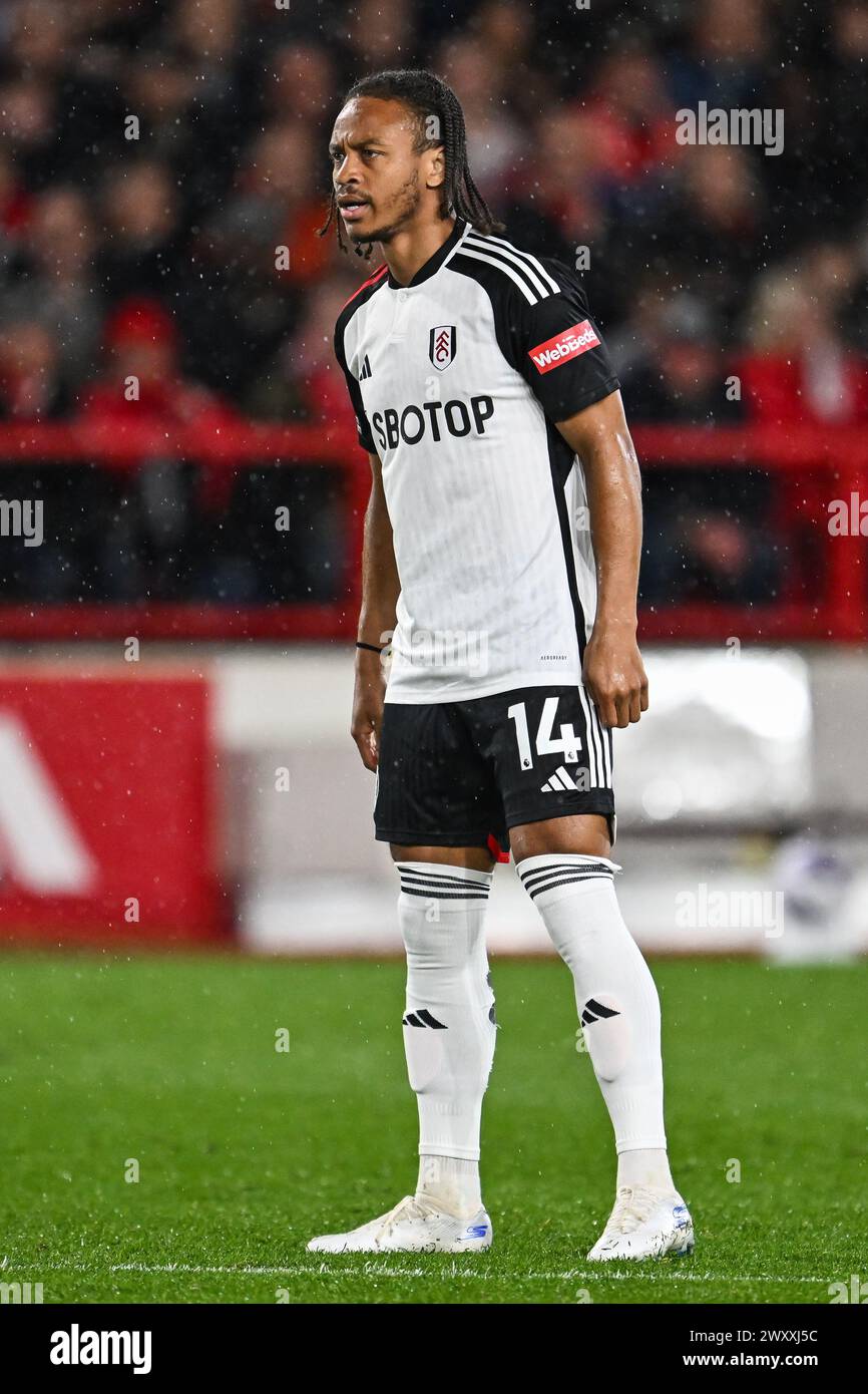 Bobby Reid of Fulham during the Premier League match Nottingham Forest ...