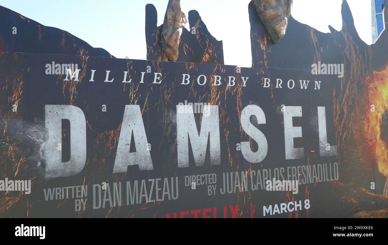 Damsel movie millie bobby brown hi-res stock photography and images - Alamy