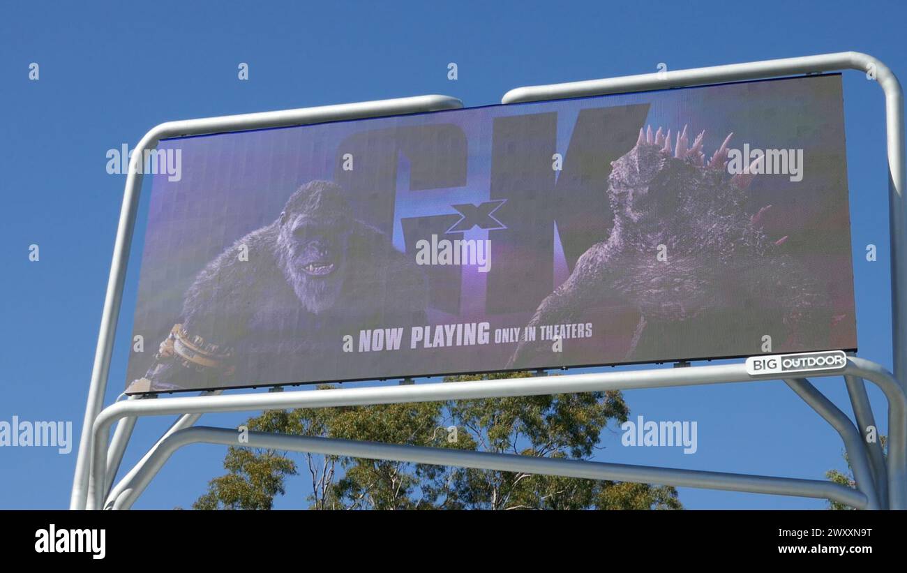 Los Angeles, California, USA 2nd April 2024 Godzilla X Kong The New ...