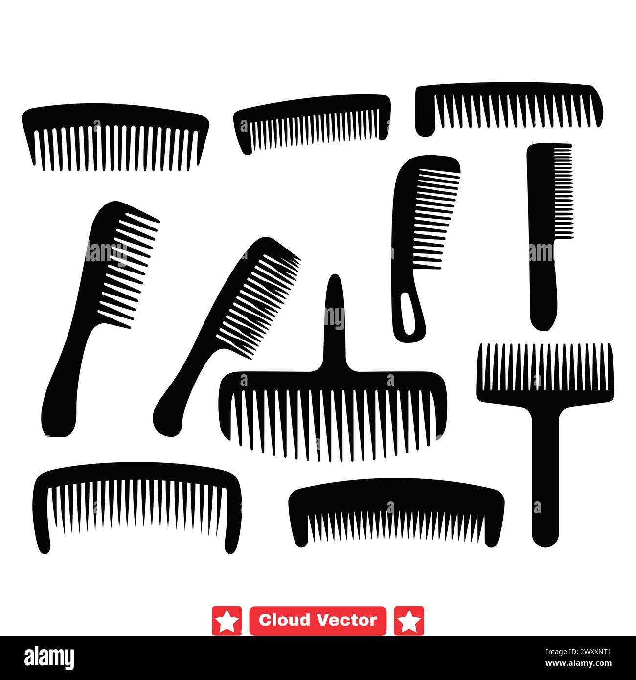 Female hair stylists Stock Vector Images - Alamy