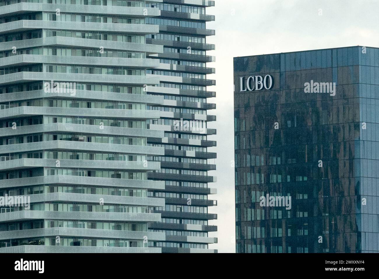 Toronto, ON, Canada - December 30, 2022: View at LCBO sign. The Liquor ...