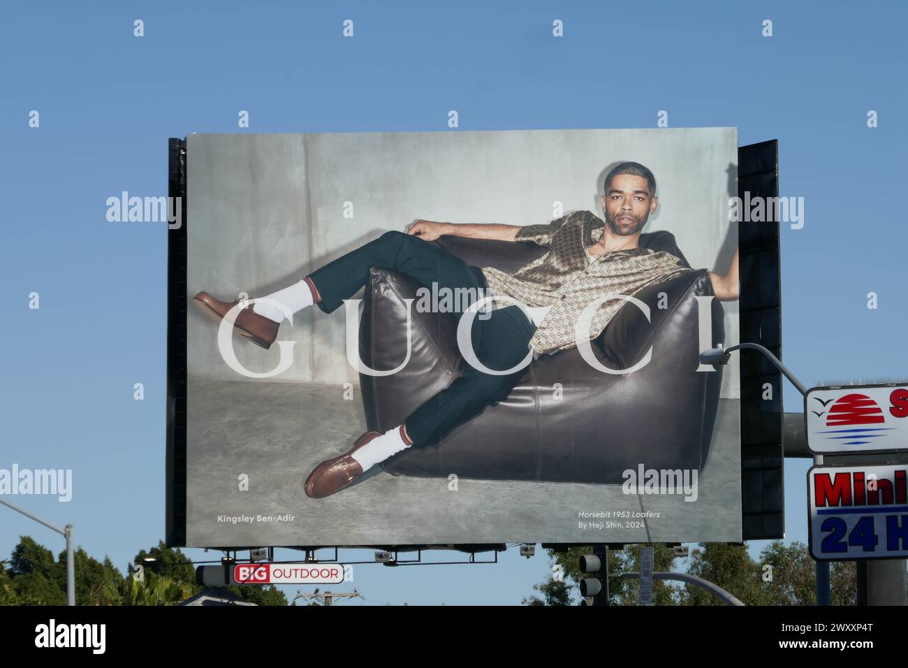 Los Angeles, California, USA 2nd April 2024 Actor Kingsley Ben-Adir ...