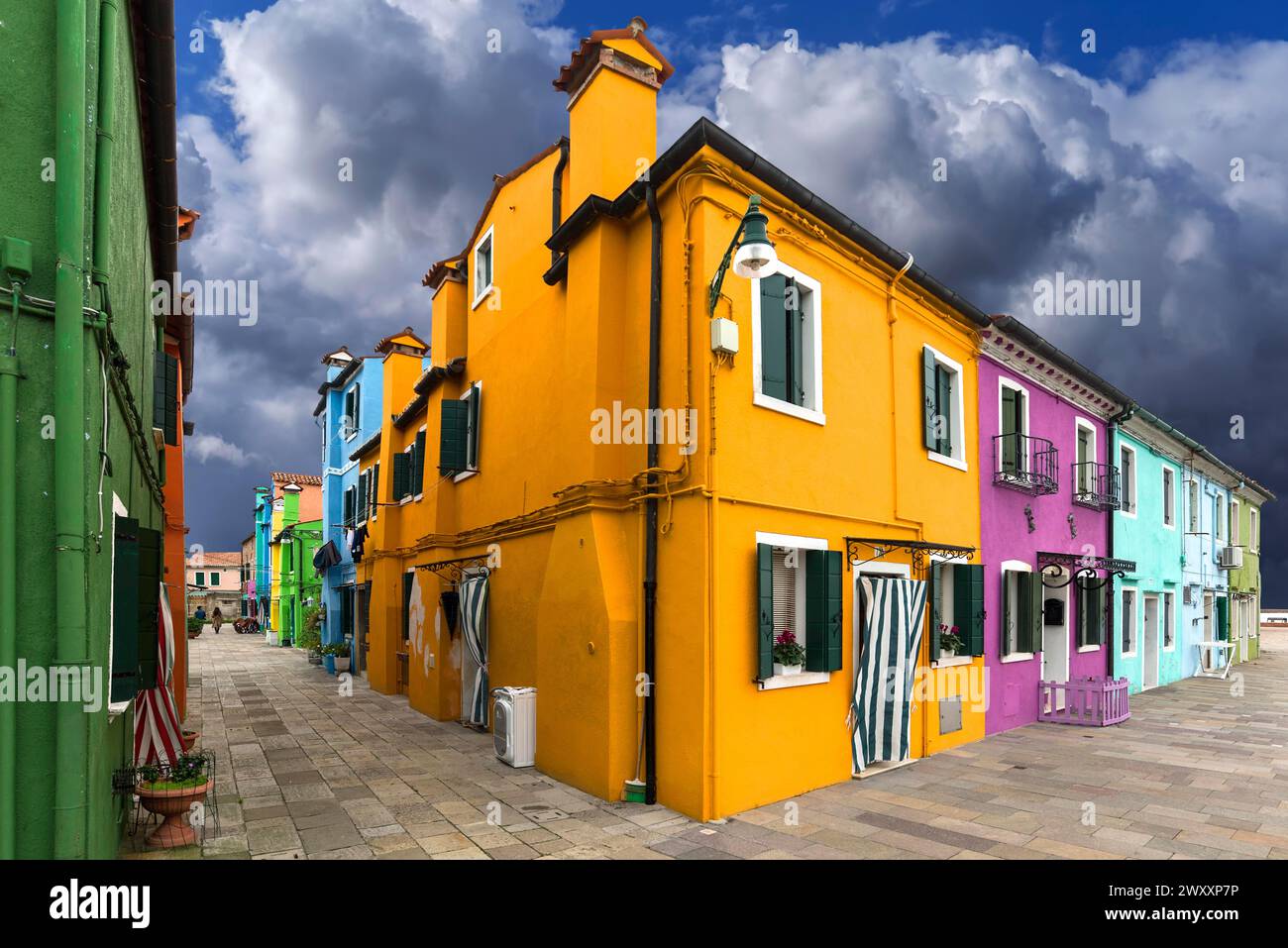 Colorful buildings in residential hi-res stock photography and images ...