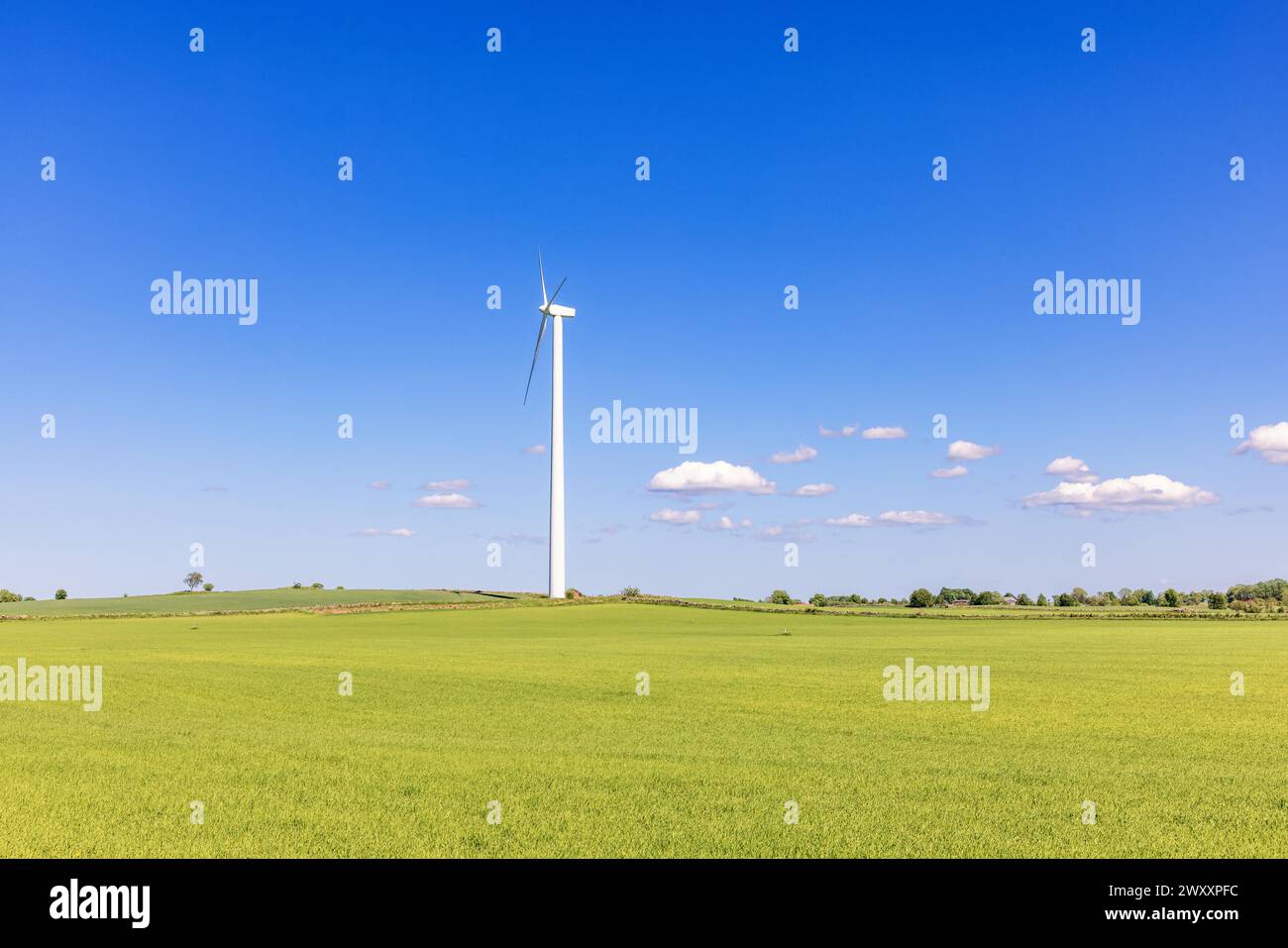 Rural landscape wind turbine hi-res stock photography and images - Alamy