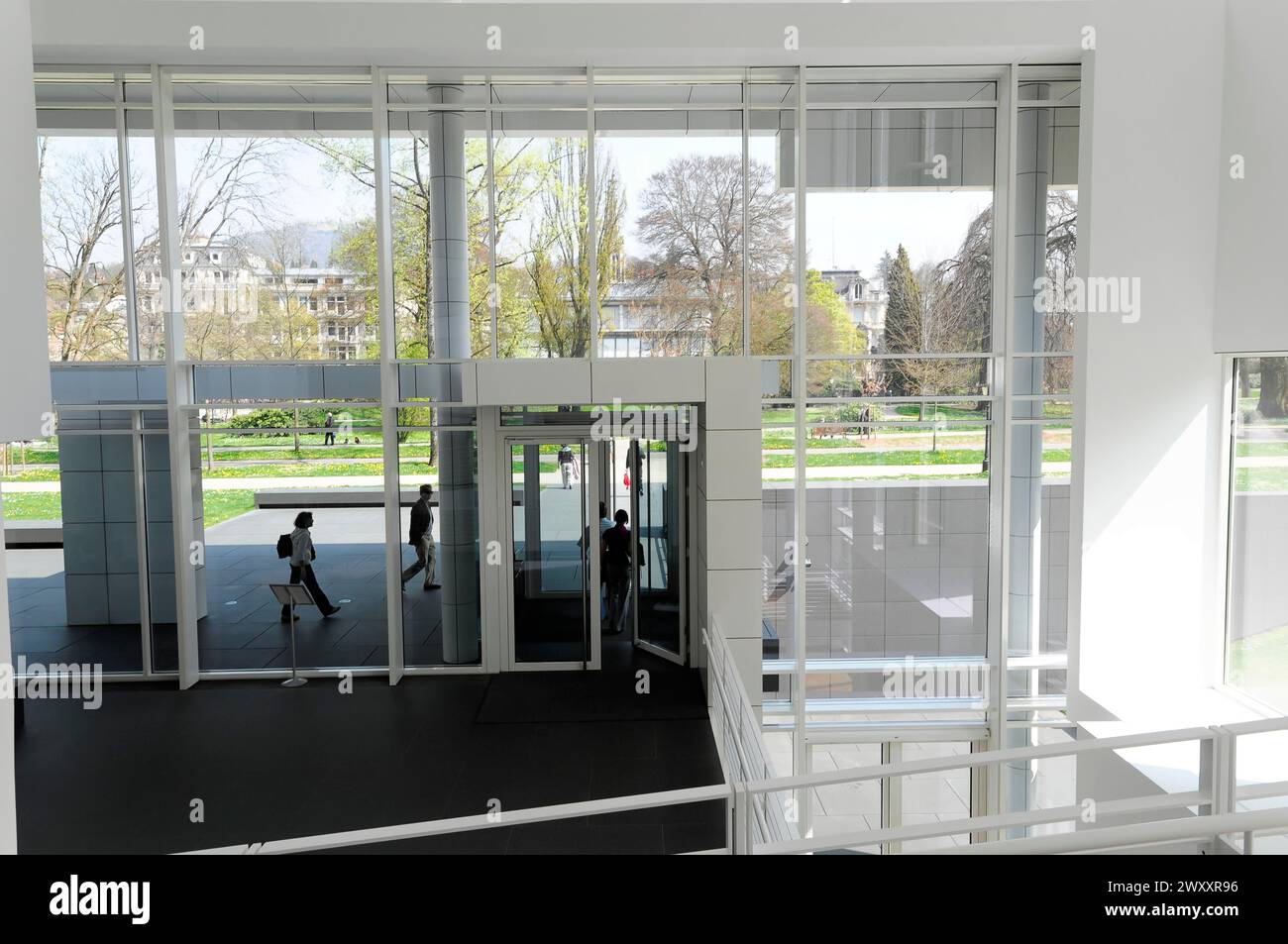 Museum Frieder Burda, architect Richard Meier, Baden-Baden, Black Forest, Interior view of a ...