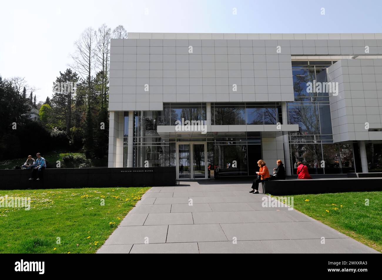 The Museum Frieder Burda, art museum, architect Richard Meier, Lichtentaler Allee, Baden-Baden ...