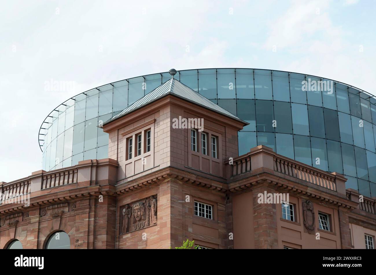 Building of the Mainz State Theatre, built between 1829 and 1833 by ...