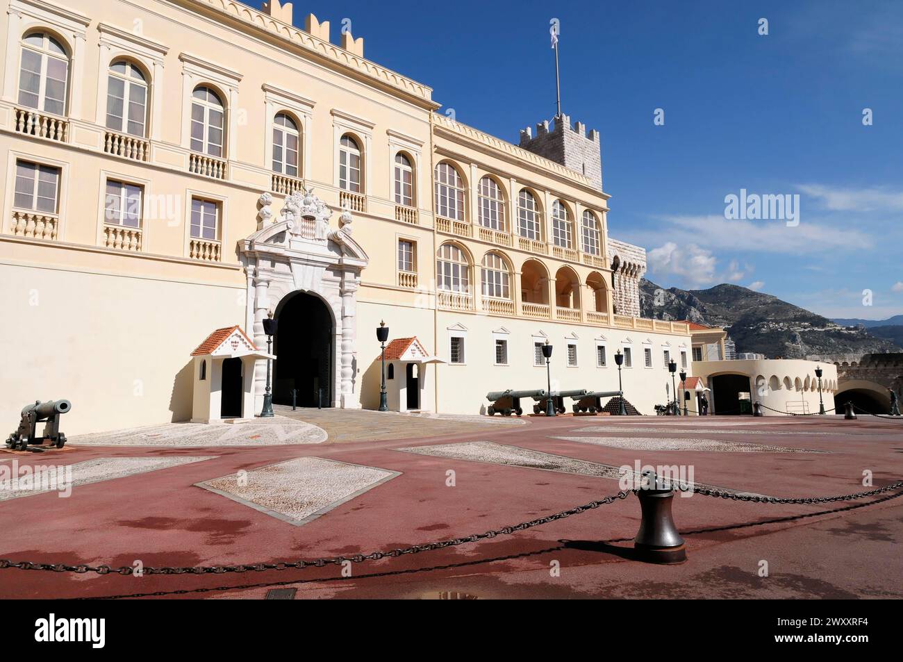Palais Princier du Monaco, Monte Carlo, Principality of Monaco, view of ...